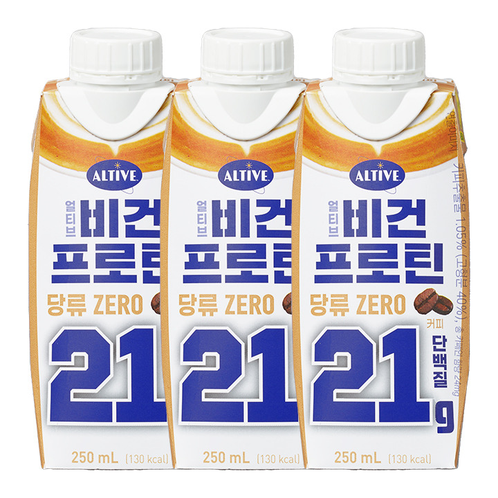[3+3]얼티브 비건프로틴 커피 250ml | 상품상세 | CJ더마켓 - CJ제일제당 공식몰