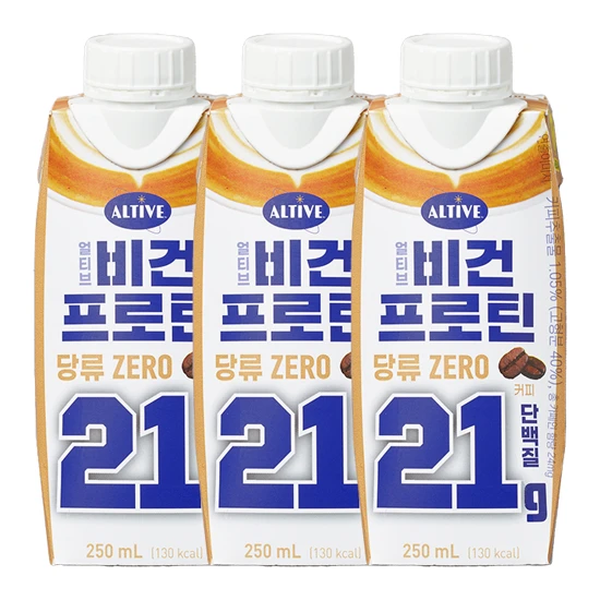 [3+3]얼티브 비건프로틴 커피 250ml | 상품상세 | CJ더마켓 - CJ제일제당 공식몰