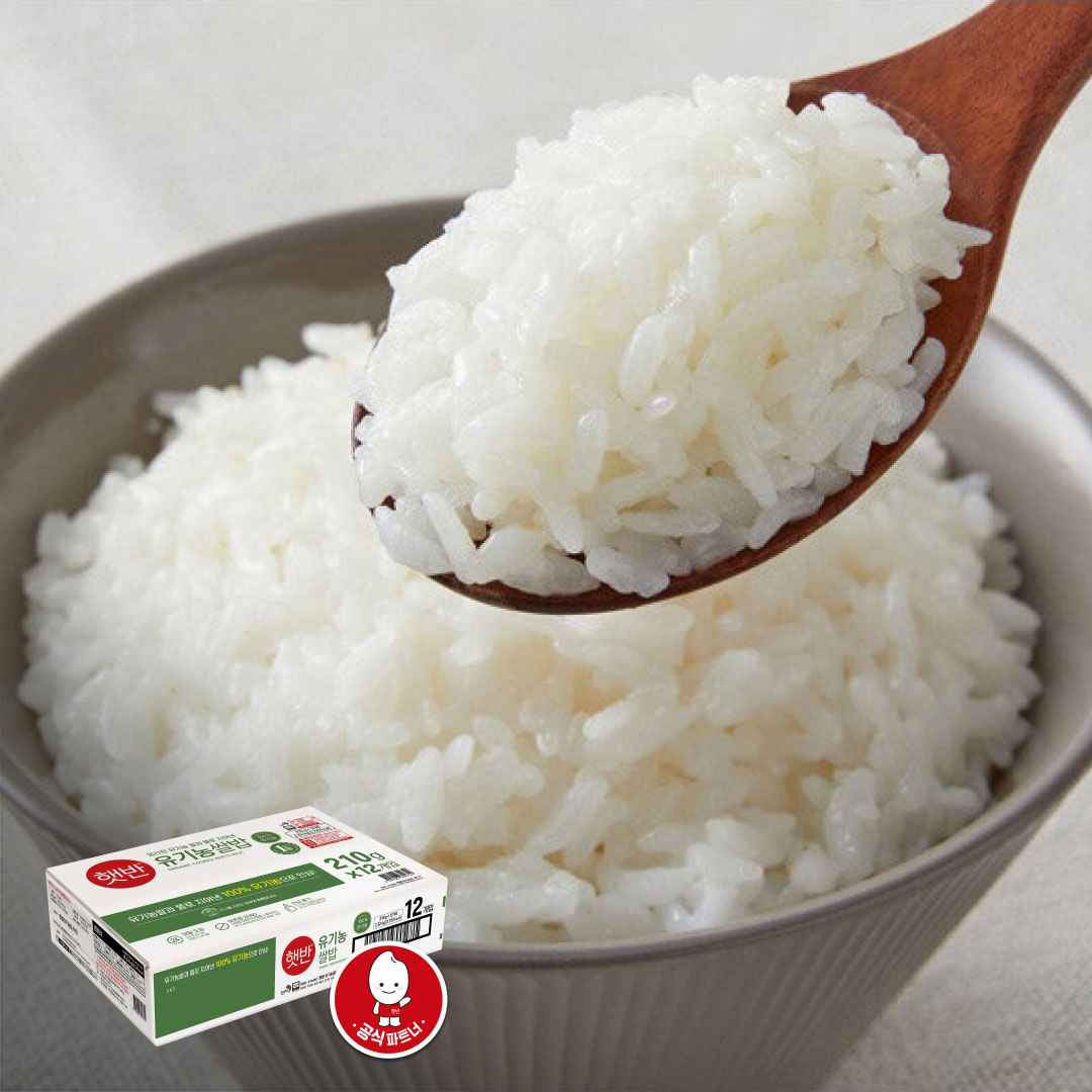 햇반 유기농쌀밥210gX 12개 | 상품상세 | CJ더마켓 - CJ제일제당 공식몰