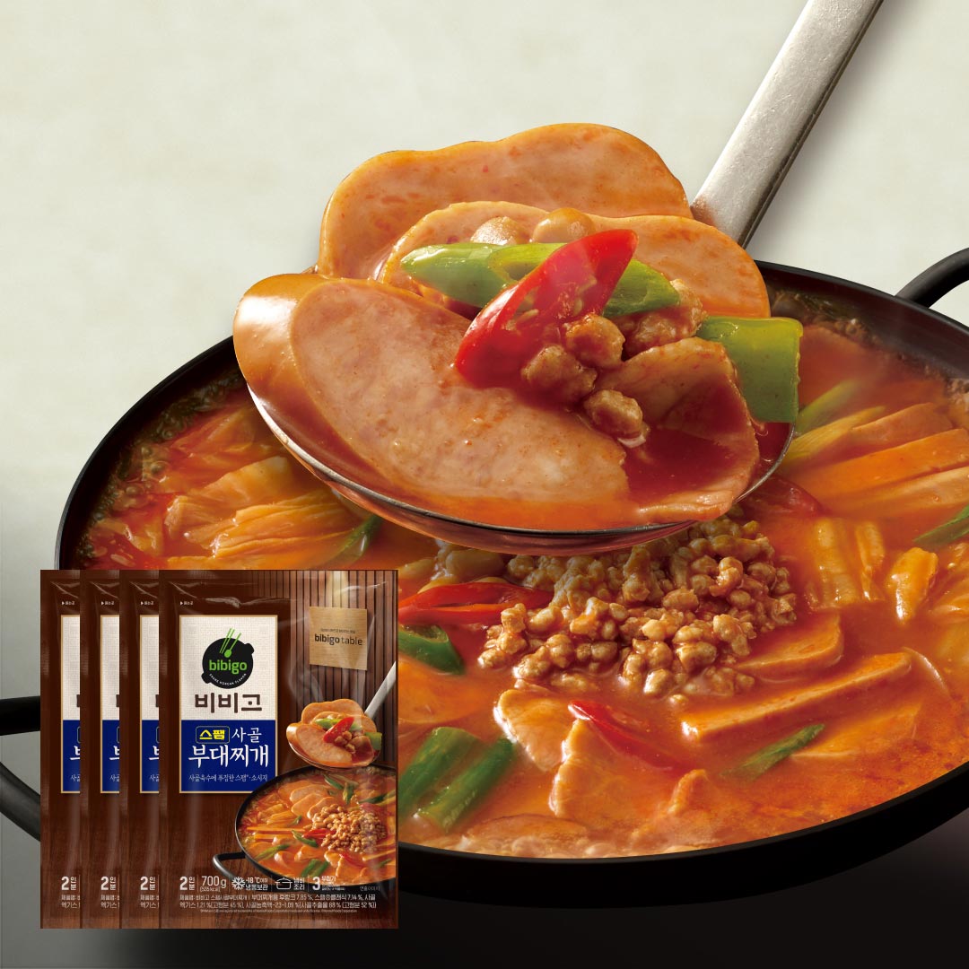 (냉동)비비고 스팸사골부대찌개 700gX 4개 | 상품상세 | CJ더마켓 - CJ제일제당 공식몰