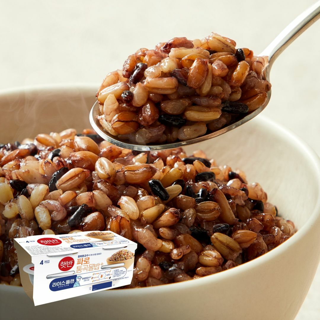 [라이스플랜] 햇반 파로통곡물밥+ 190G*4 | 상품상세 | CJ더마켓 - CJ제일제당 공식몰