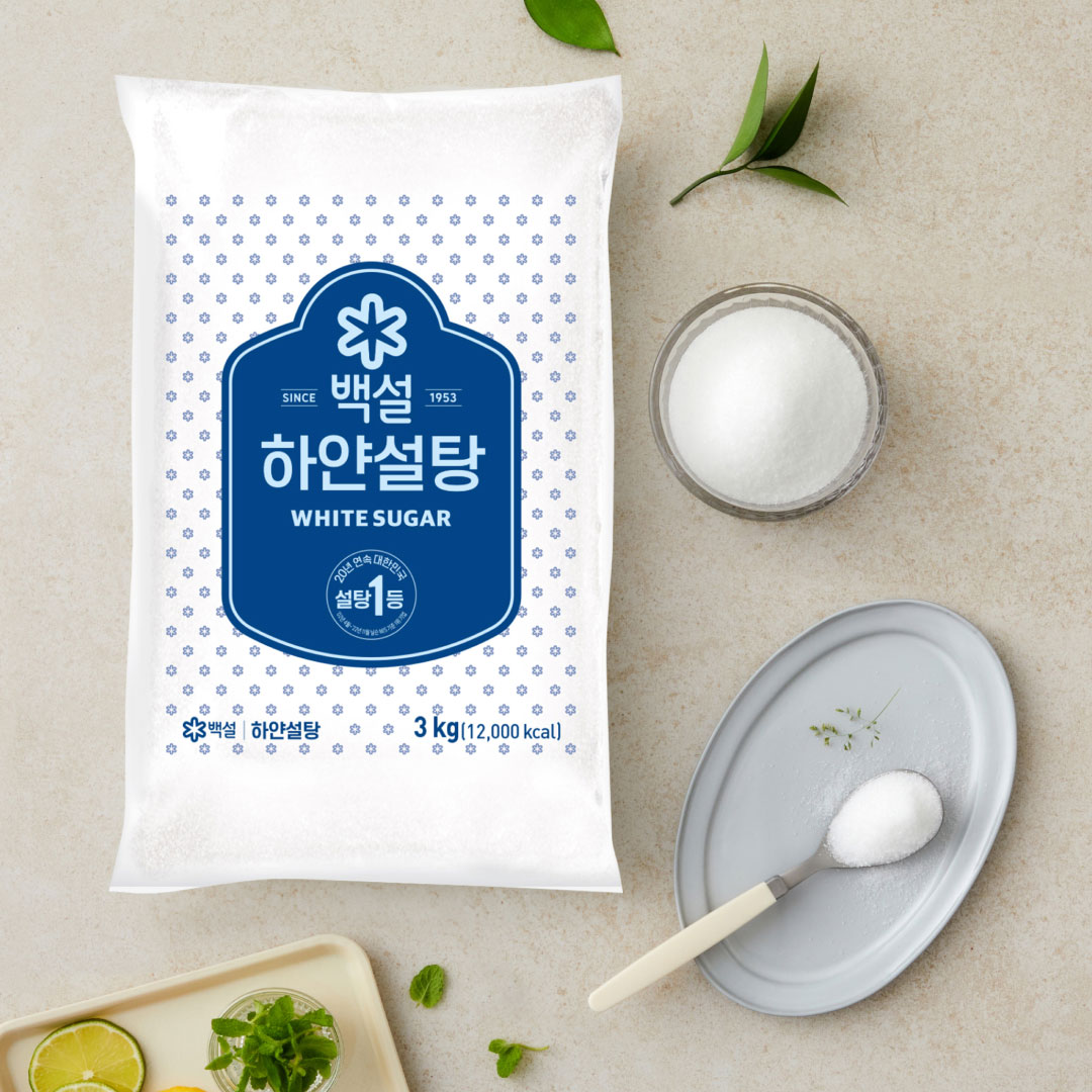 백설 하얀설탕 3kg | 상품상세 | CJ더마켓 - CJ제일제당 공식몰