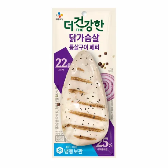 [냉동]더건강한 닭가슴살 직화통살X5개+통살페퍼X5개+스테이크X5 | 상품상세 | CJ더마켓 - CJ제일제당 공식몰
