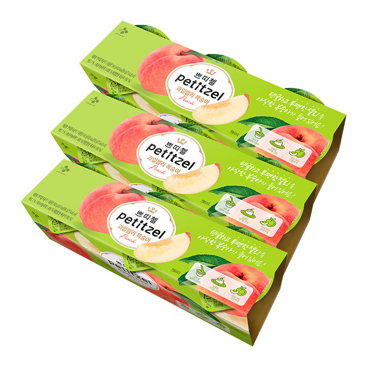 쁘띠첼 복숭아 90gX6번들X3개 | 상품상세 | CJ더마켓 - CJ제일제당 공식몰