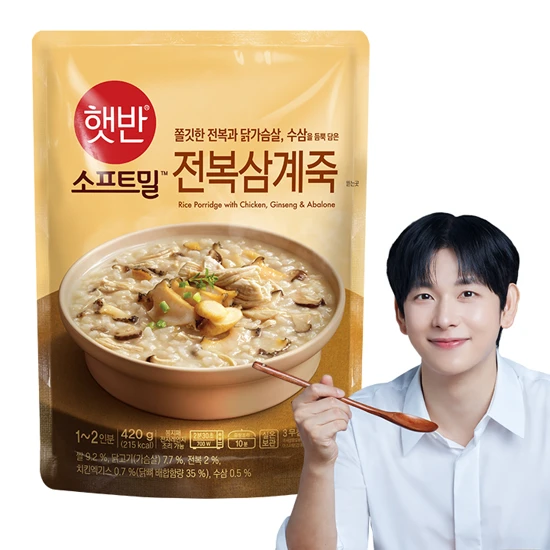 햇반 소프트밀 전복삼계죽 420g | 상품상세 | CJ더마켓 - CJ제일제당 공식몰