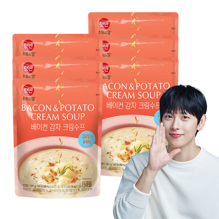 햇반소프트밀 베이컨 감자 크림수프 180g X 6개 | 상품상세 | CJ더마켓 - CJ제일제당 공식몰