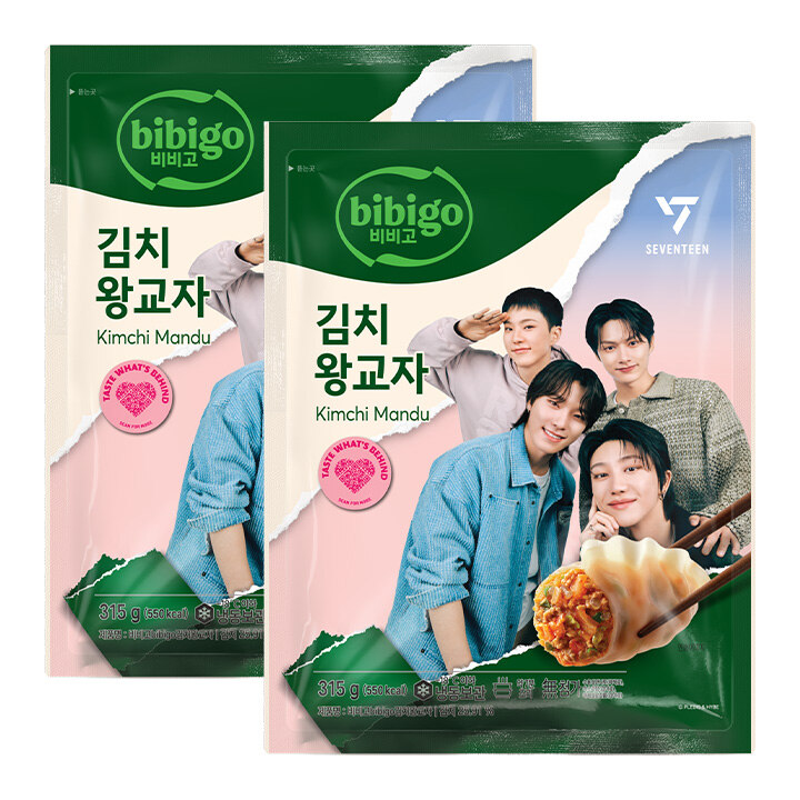 [비비고|세븐틴]비비고 김치왕교자 315gX2개 | 상품상세 | CJ더마켓 - CJ제일제당 공식몰