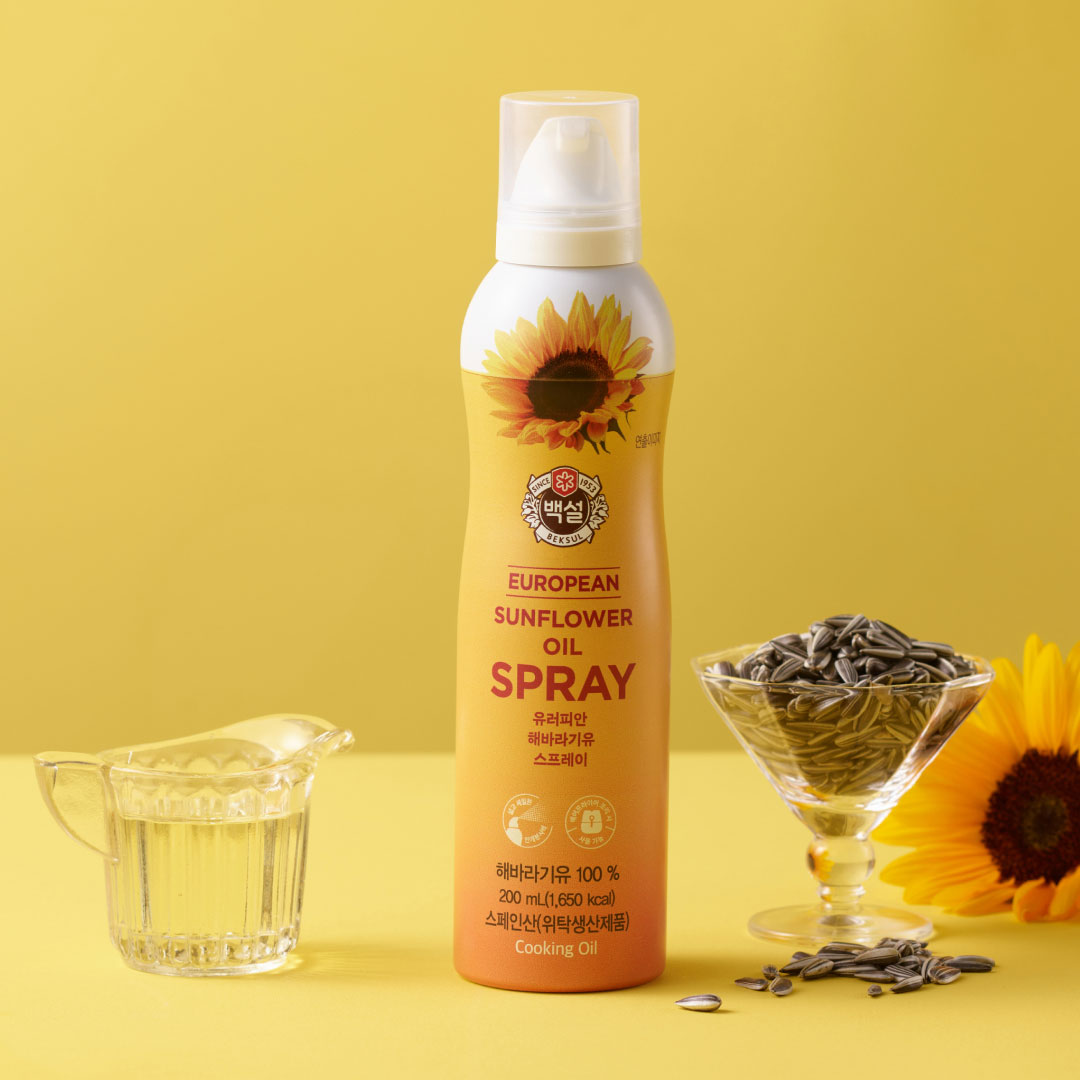 백설 유러피안 해바라기유 스프레이 200ml | 상품상세 | CJ더마켓 - CJ제일제당 공식몰