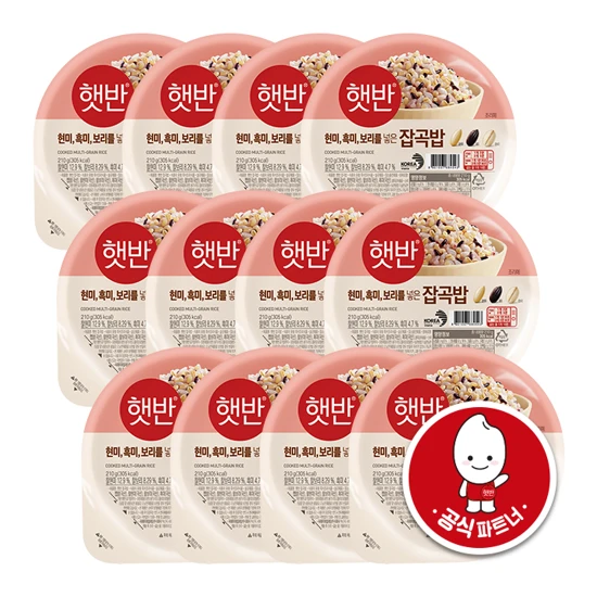 햇반 매일잡곡밥210gX12개 | 상품상세 | CJ더마켓 - CJ제일제당 공식몰