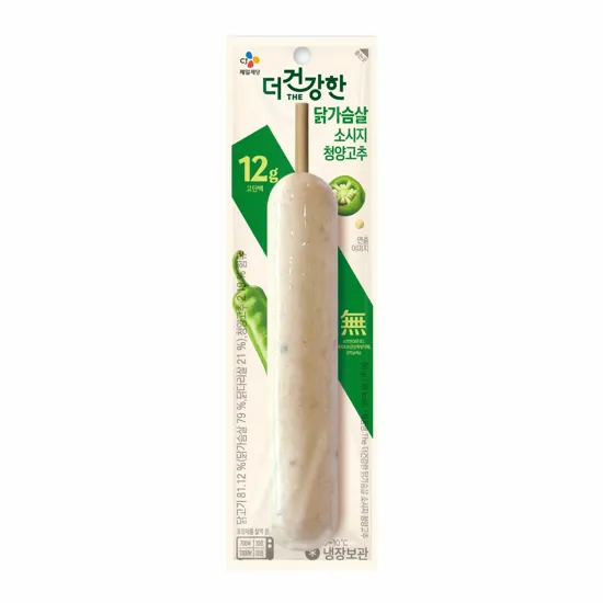 [슬기 PICK]더건강한 닭가슴살 꼬지 청양고추 80g | 상품상세 | CJ더마켓 - CJ제일제당 공식몰