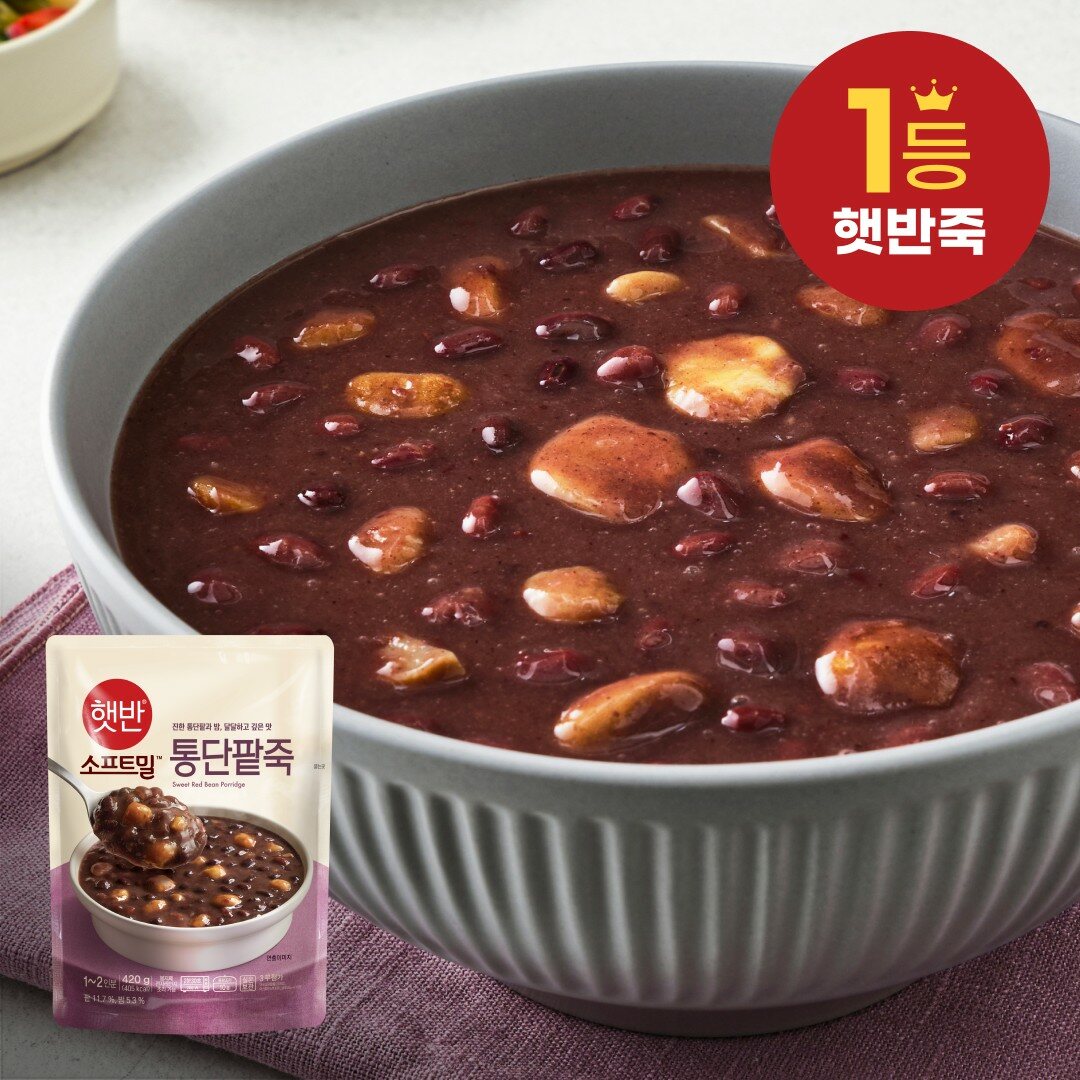 햇반 소프트밀 통단팥죽 420g | 상품상세 | CJ더마켓 - CJ제일제당 공식몰