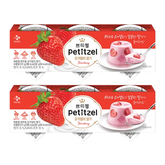 쁘띠첼 요거젤리 딸기90gx3번들x2개 | 상품상세 | CJ더마켓 - CJ제일제당 공식몰