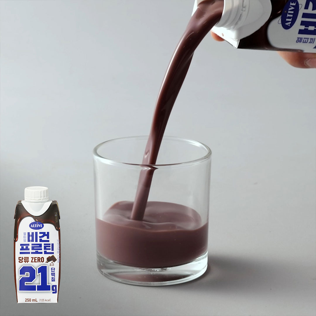 얼티브 비건프로틴 초코 250ml | 상품상세 | CJ더마켓 - CJ제일제당 공식몰
