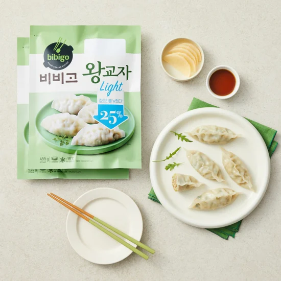 비비고 왕교자 라이트 455g*2EA | 상품상세 | CJ더마켓 - CJ제일제당 공식몰