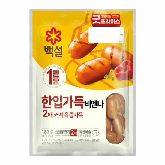 [1+1]백설 한입가득비엔나180g | 상품상세 | CJ더마켓 - CJ제일제당 공식몰