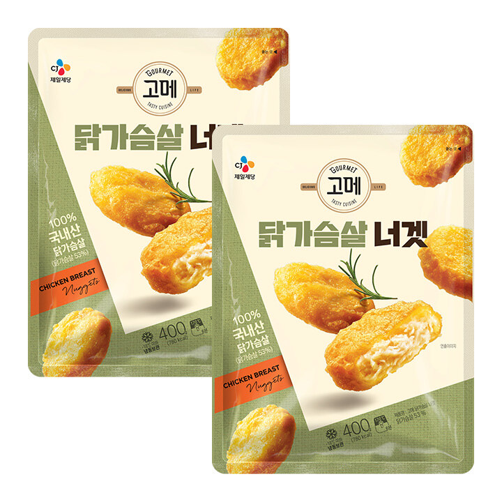 고메 닭가슴살 너겟 400gX2개 | 상품상세 | CJ더마켓 - CJ제일제당 공식몰