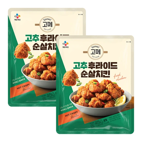 고메 순살치킨 고추크런치 450gX2개 | 상품상세 | CJ더마켓 - CJ제일제당 공식몰