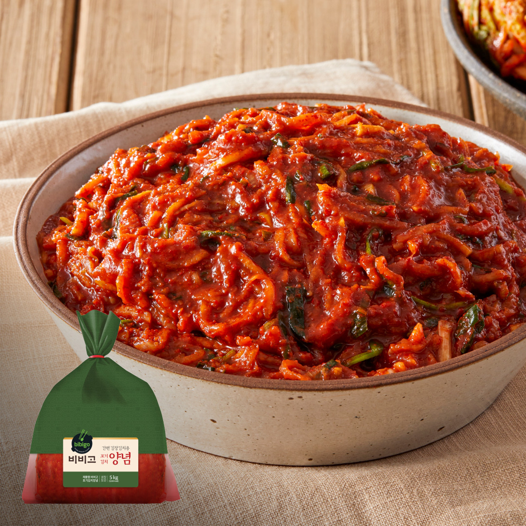[지정일 출고] 비비고 김장 양념소 5kg | 상품상세 | CJ더마켓 - CJ제일제당 공식몰