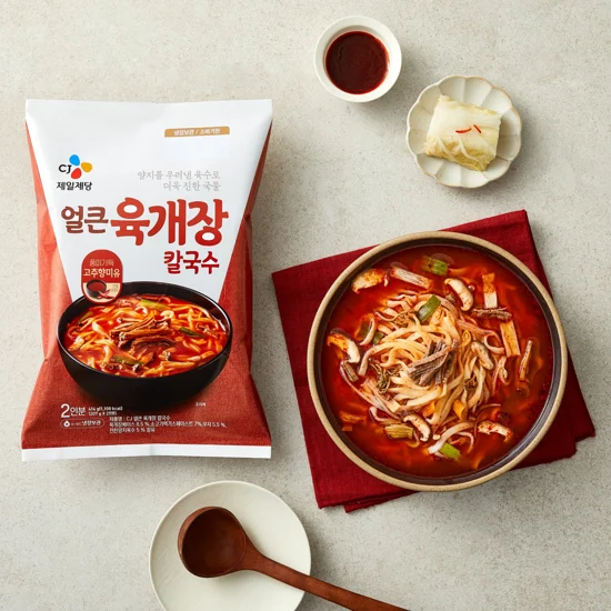 CJ 얼큰 육개장칼국수 414g | 상품상세 | CJ더마켓 - CJ제일제당 공식몰