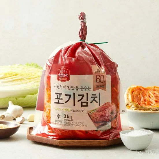 하선정 포기김치 3kg | 상품상세 | CJ더마켓 - CJ제일제당 공식몰