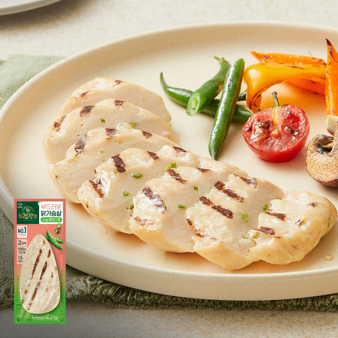 더건강한 닭가슴살 순살 청양고추 100g | 상품상세 | CJ더마켓 - CJ제일제당 공식몰