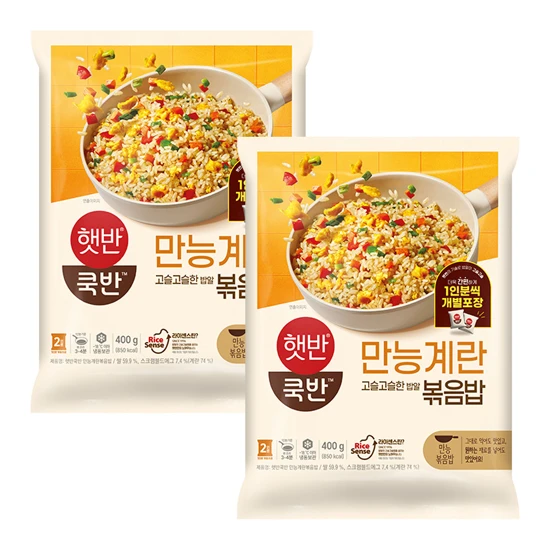 [2+2]햇반쿡반 만능계란볶음밥 400g | 상품상세 | CJ더마켓 - CJ제일제당 공식몰