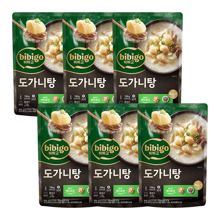 [2인분] 비비고 도가니탕700g(냉동)X6개 | 상품상세 | CJ더마켓 - CJ제일제당 공식몰