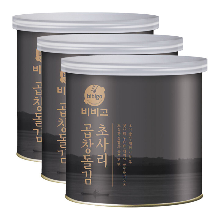 비비고 초사리곱창돌김 25G(캔)X3개 | 상품상세 | CJ더마켓 - CJ제일제당 공식몰