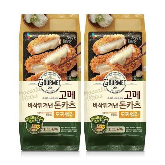 고메 바삭튀겨낸모짜렐라돈카츠450gX2개 | 상품상세 | CJ더마켓 - CJ제일제당 공식몰