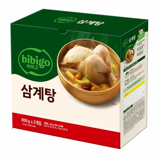 비비고 삼계탕 800gX2번들 | 상품상세 | CJ더마켓 - CJ제일제당 공식몰