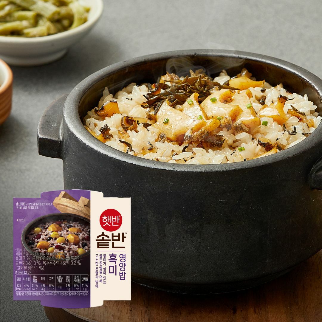 햇반 솥반 흑미영양밥 200G | 상품상세 | CJ더마켓 - CJ제일제당 공식몰