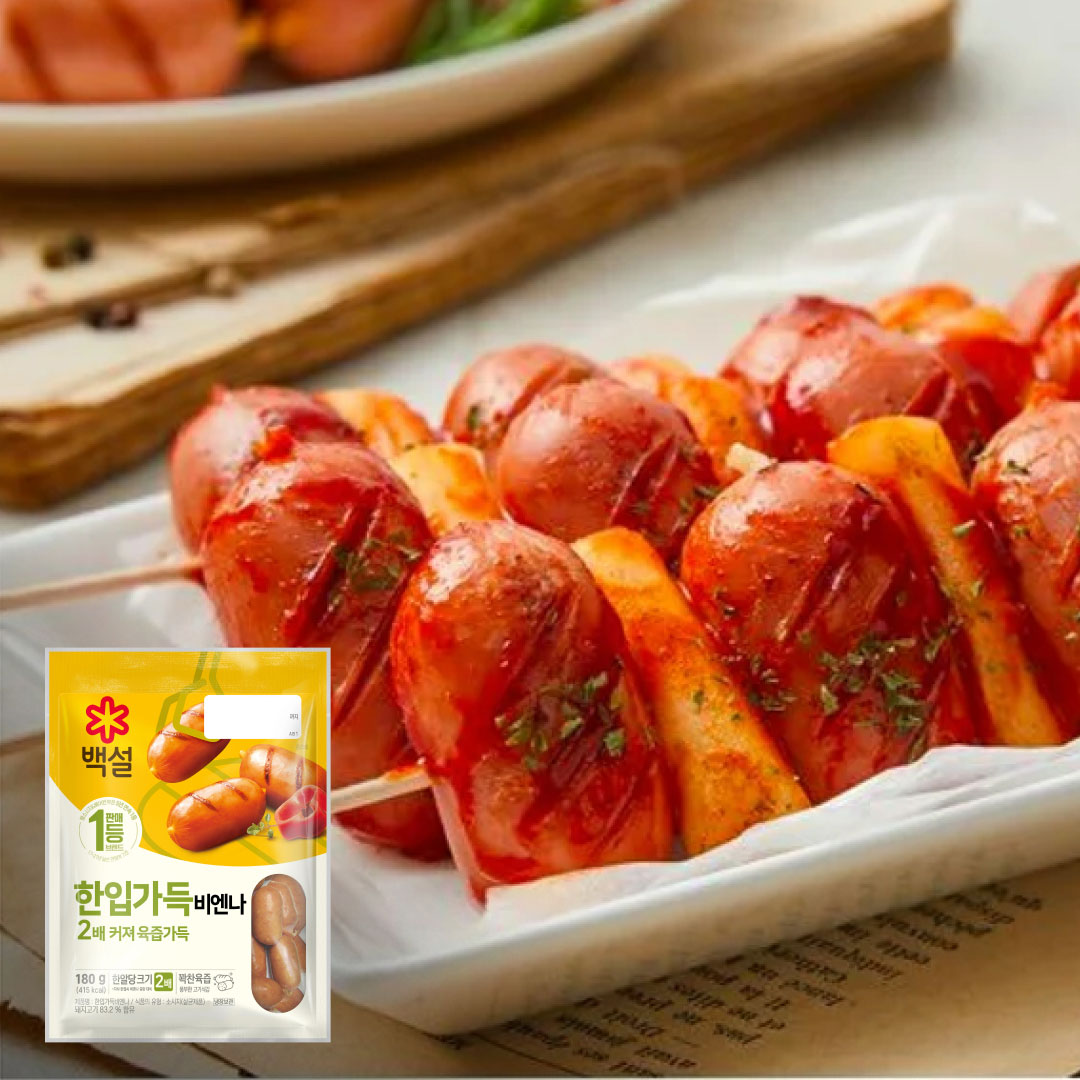 백설 한입가득비엔나 180g | 상품상세 | CJ더마켓 - CJ제일제당 공식몰