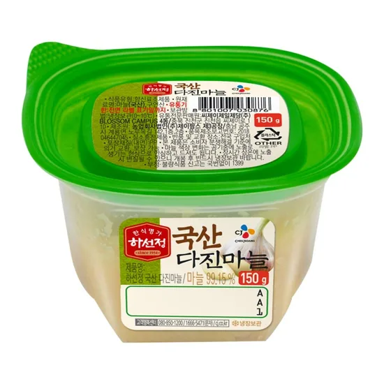 하선정 다진마늘 150g | 상품상세 | CJ더마켓 - CJ제일제당 공식몰