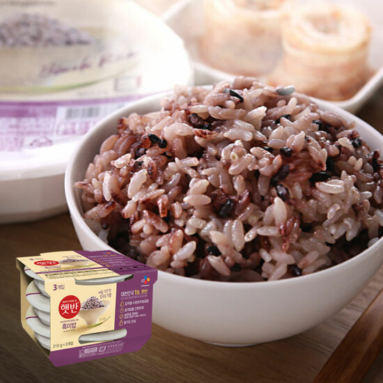 햇반 흑미밥 210gx3입 | 상품상세 | CJ더마켓 - CJ제일제당 공식몰