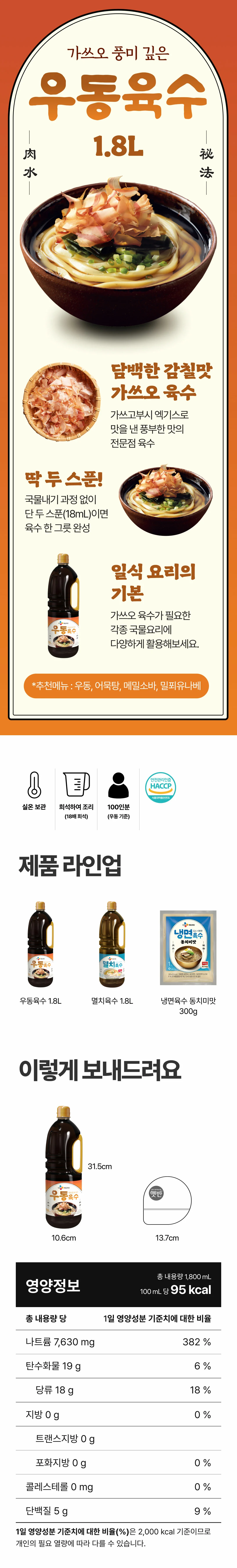우동육수 1.8L | 상품상세 | CJ더마켓 - CJ제일제당 공식몰