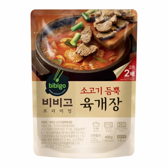 비비고 소고기듬뿍 육개장 460g 상품상세 Cj더마켓 Cj제일제당 공식몰