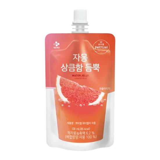 쁘띠첼 자몽상큼함듬뿍워터젤리 130ml | 상품상세 | CJ더마켓 - CJ제일제당 공식몰