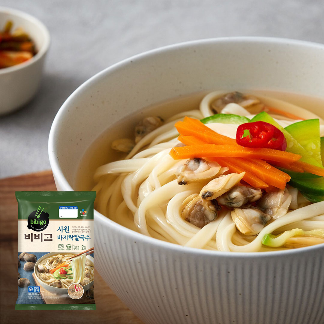 비비고 시원바지락칼국수642g (2인분) | 상품상세 | CJ더마켓 - CJ제일제당 공식몰