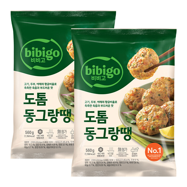 비비고 도톰동그랑땡 560gX2개 | 상품상세 | CJ더마켓 - CJ제일제당 공식몰