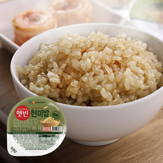 햇반100%현미로 지은밥 130G | 상품상세 | CJ더마켓 - CJ제일제당 공식몰