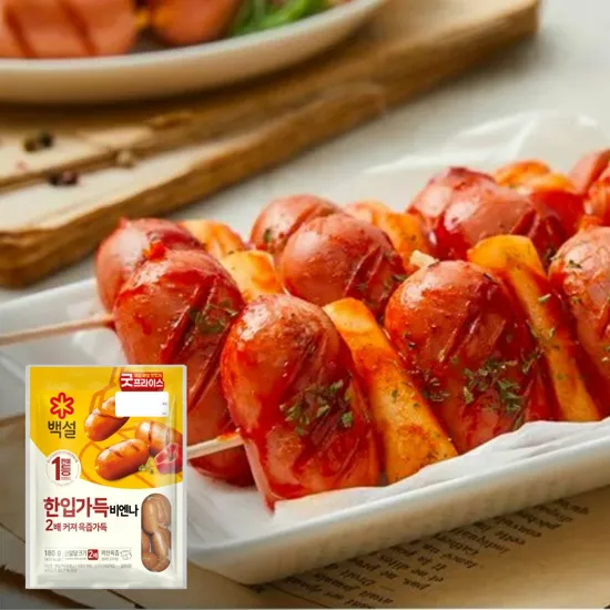 백설 한입가득비엔나 180g | 상품상세 | CJ더마켓 - CJ제일제당 공식몰