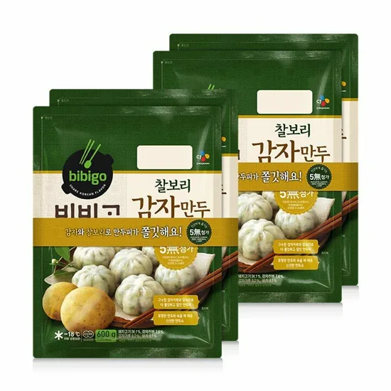 비비고 찰보리 감자만두 600g*2X2개 | 상품상세 | CJ더마켓 - CJ제일제당 공식몰