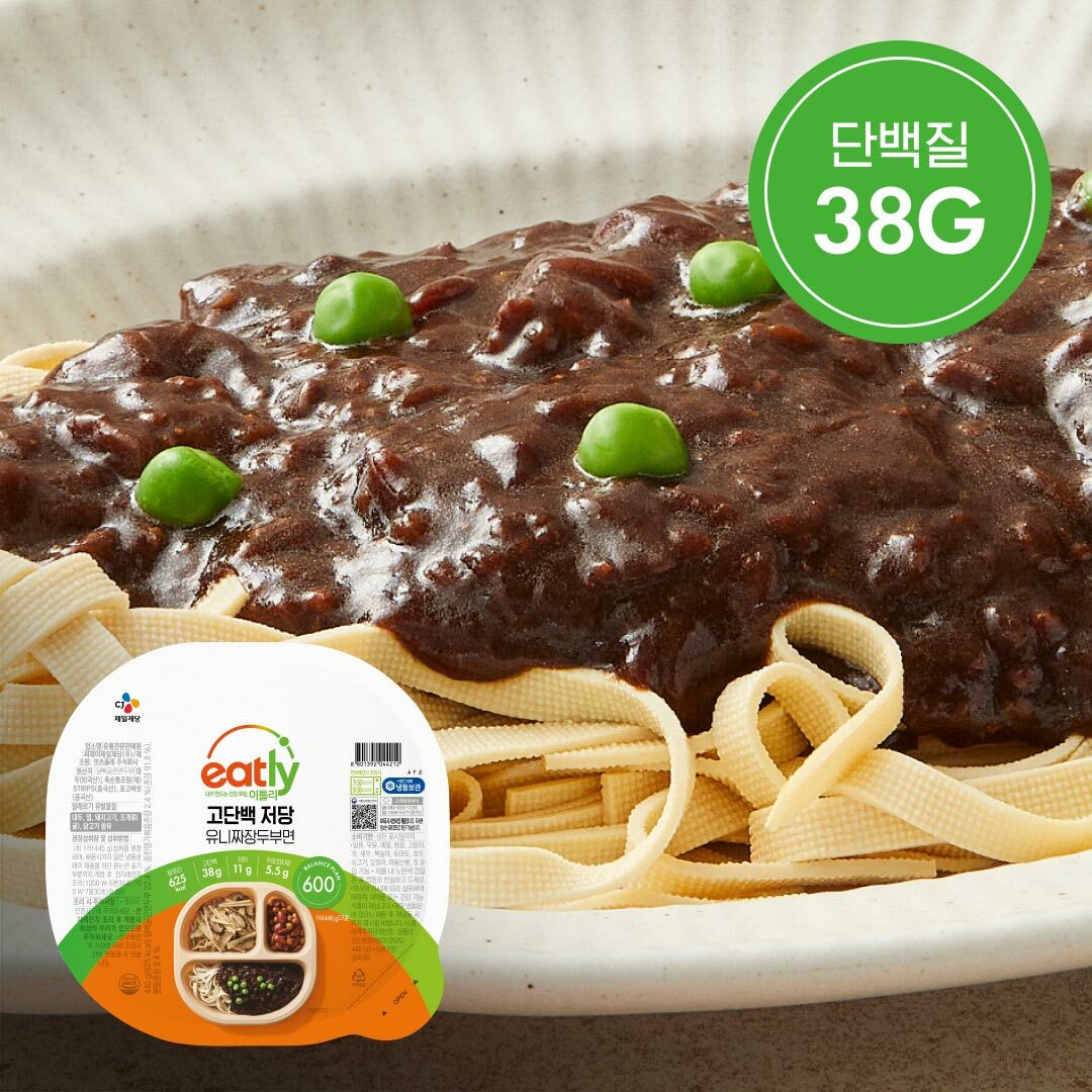 CJ 고단백저당 도시락 600 유니짜장두부면 445g | 상품상세 | CJ더마켓 - CJ제일제당 공식몰
