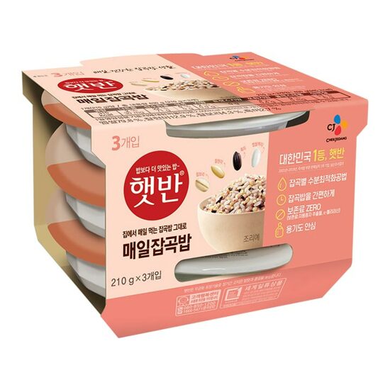 햇반 매일잡곡밥210g*3EA | 상품상세 | CJ더마켓 - CJ제일제당 공식몰