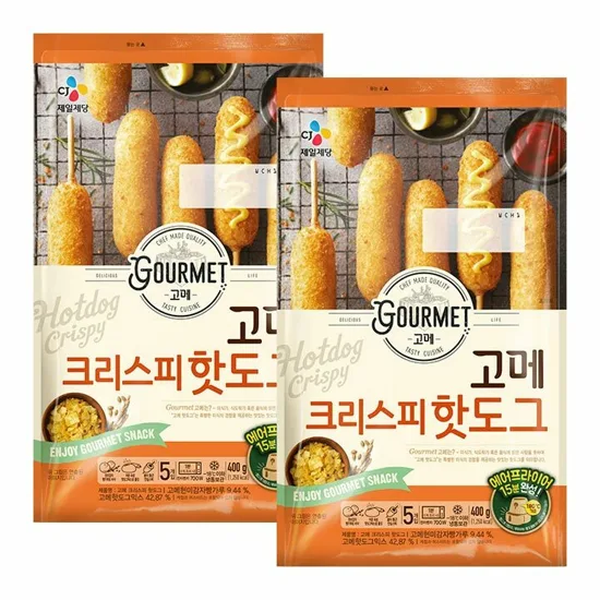 고메 크리스피핫도그 400gX2개 | 상품상세 | CJ더마켓 - CJ제일제당 공식몰