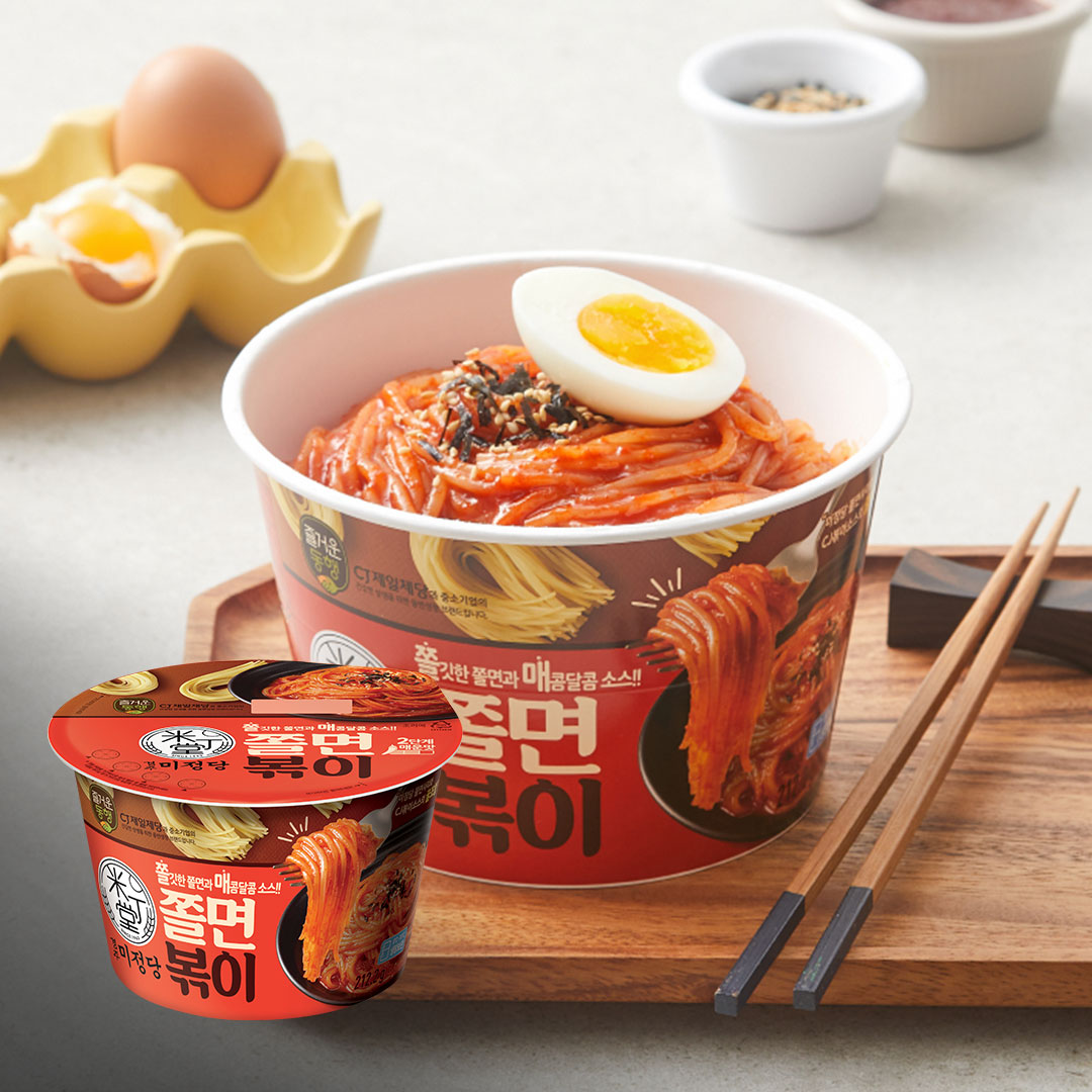 미정당 컵 쫄면볶이 212.2g | 상품상세 | CJ더마켓 - CJ제일제당 공식몰