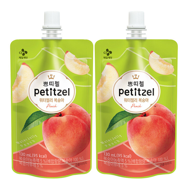 [2+2]쁘띠첼 워터젤리복숭아 130ml | 상품상세 | CJ더마켓 - CJ제일제당 공식몰