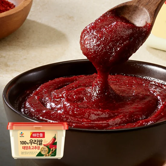 해찬들 100% 우리쌀 태양초 고추장 3kg | 상품상세 | CJ더마켓 - CJ제일제당 공식몰