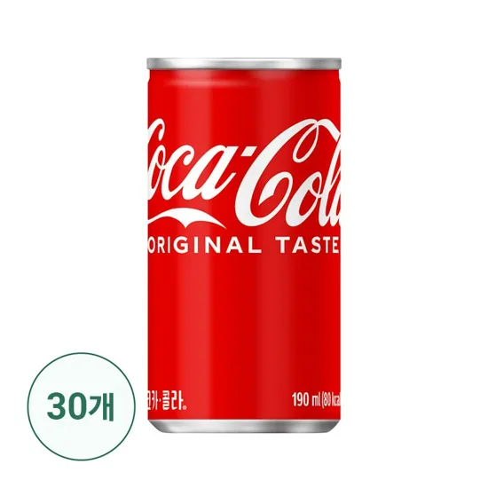 코카 콜라 190ml X 30캔 상품상세 Cj더마켓 Cj제일제당 공식몰