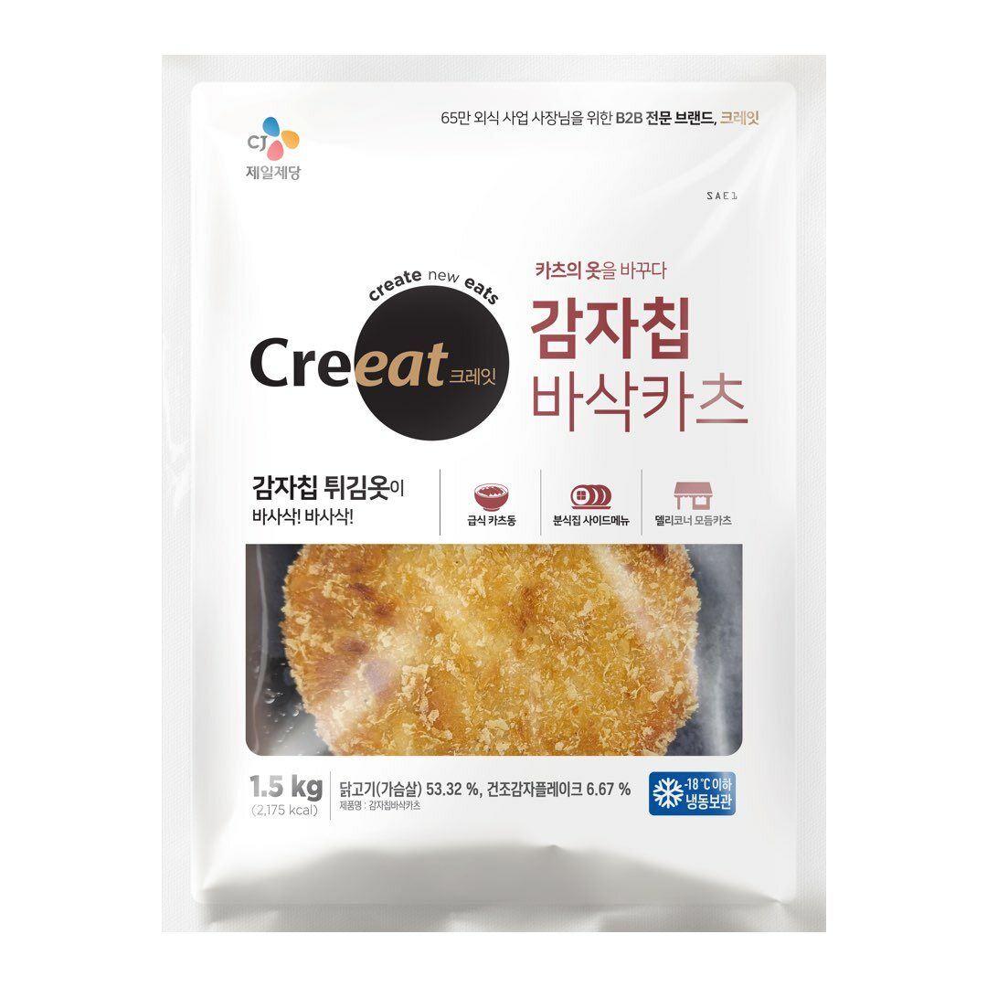 크레잇 감자칩바삭카츠 1.5kg | 상품상세 | CJ더마켓 - CJ제일제당 공식몰
